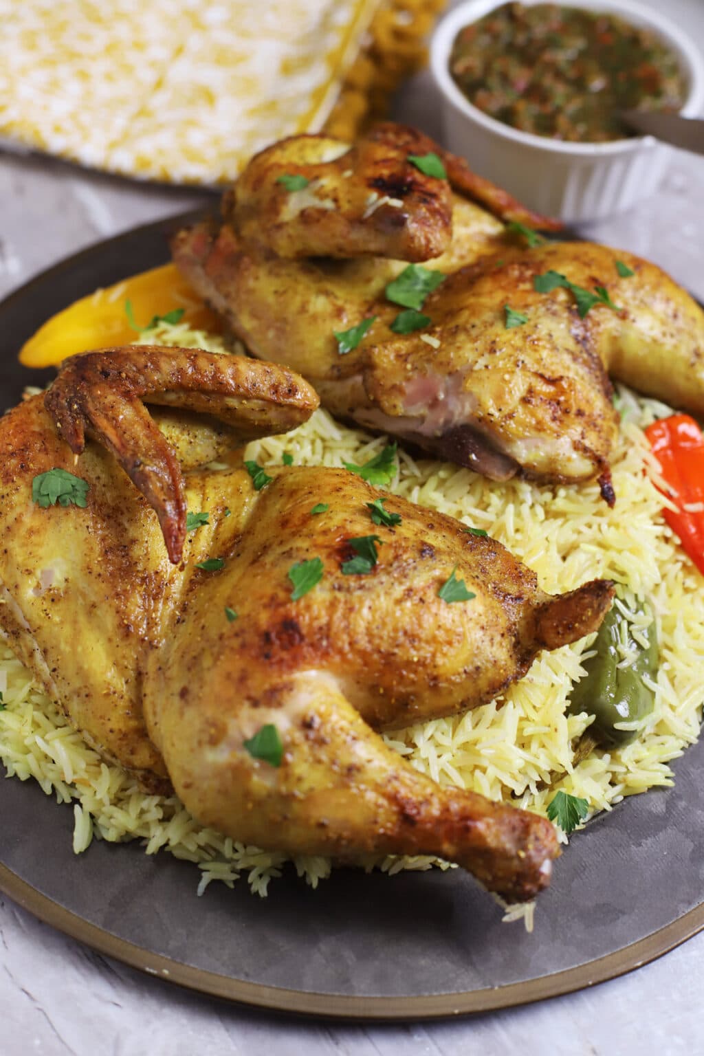 Chicken Mandi (Yemeni Smoked Chicken and Rice Recipe) - Amira's Pantry