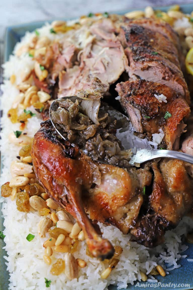 Whole Duck Recipe (Easy, Stuffed with Crispy Skin) - Amira's Pantry