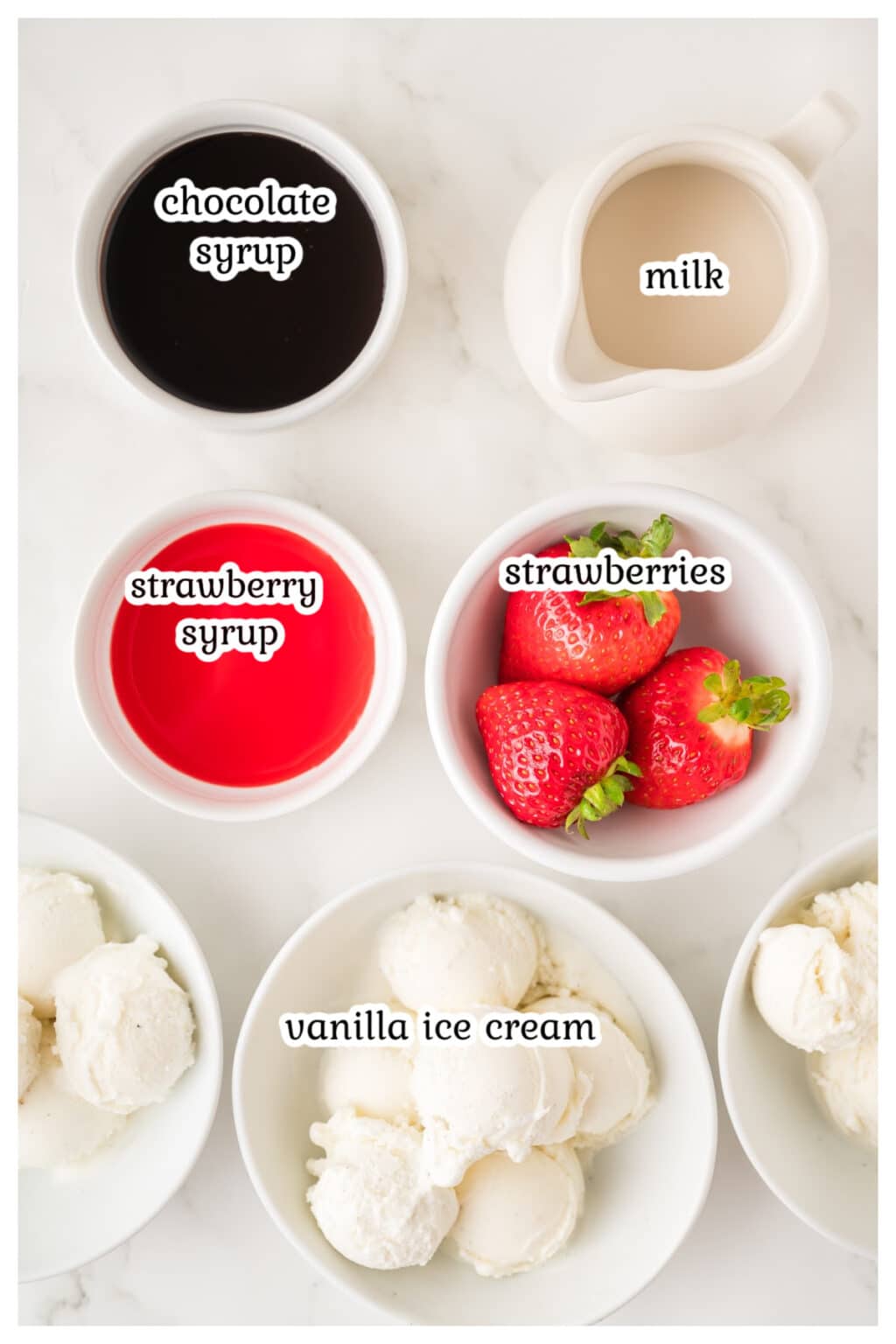 Neapolitan Milkshake (Easy & Creamy Recipe) - Amira's Pantry