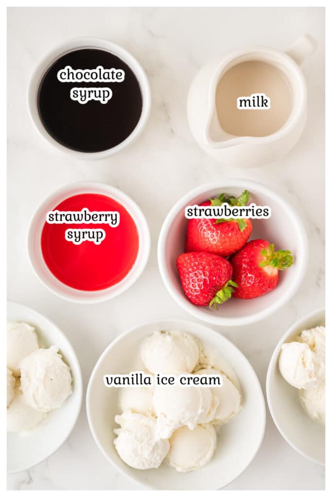 Neapolitan Milkshake (Easy & Creamy Recipe) - Amira's Pantry