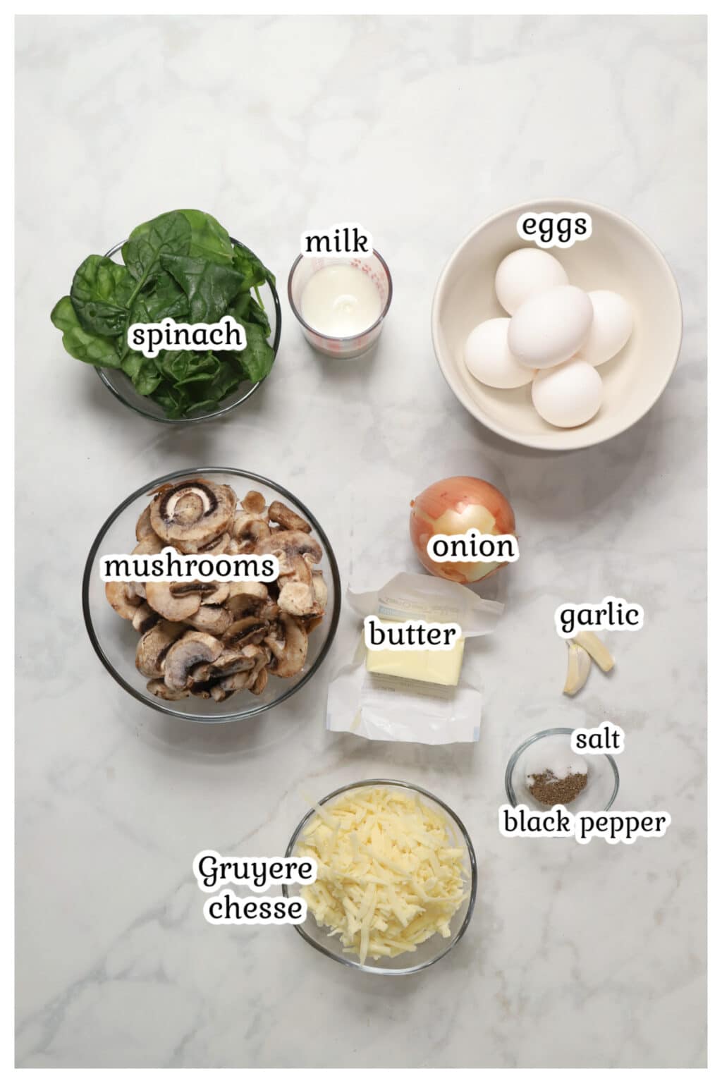Crustless Spinach Quiche - Amira's Pantry