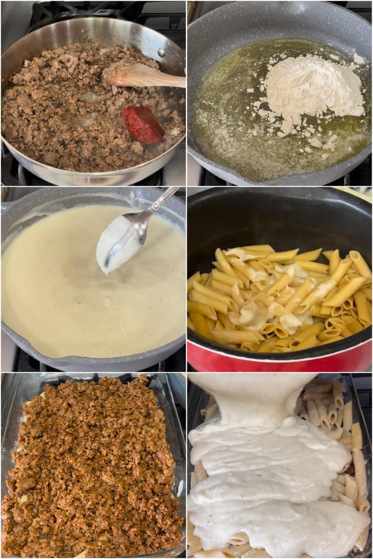 Old-Fashioned Macarona Bechamel (Egyptian Pasta Bake) - Amira's Pantry