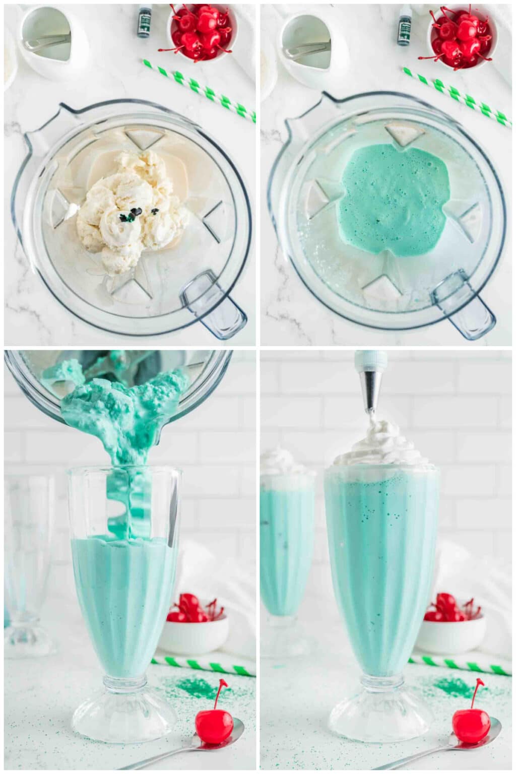 Homemade Shamrock Shake (McDonal's Copycat Recipe) - Amira's Pantry
