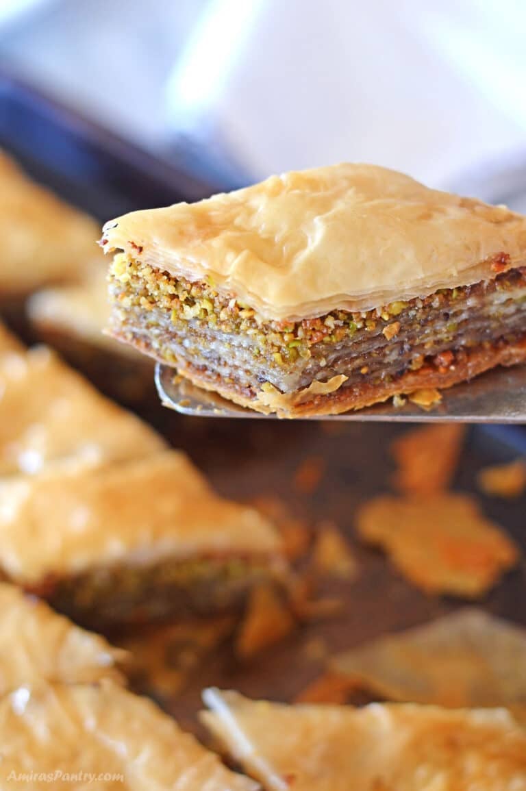 Easy Baklava Recipe (Best Homemade Honey Baklava) - Amira's Pantry