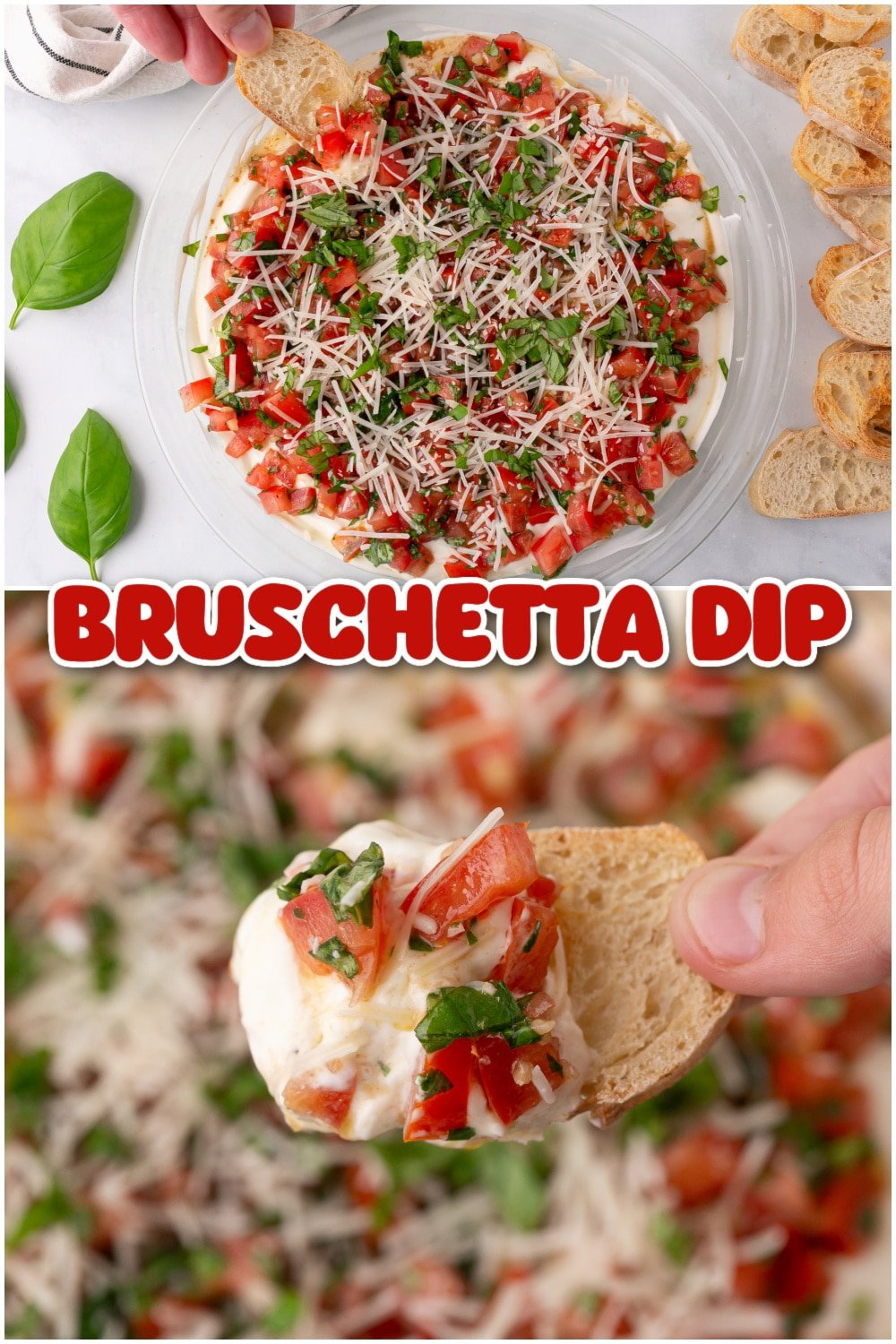 Best Bruschetta Dip Recipe (For Easy Entertainment) - Amira's Pantry