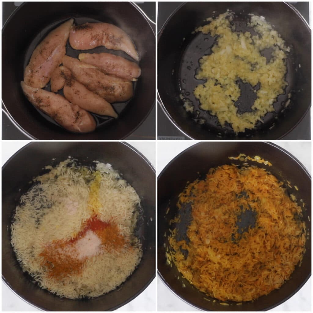 Chicken and Yellow Rice (Easy One Pot Dinner Recipe) - Amira's Pantry