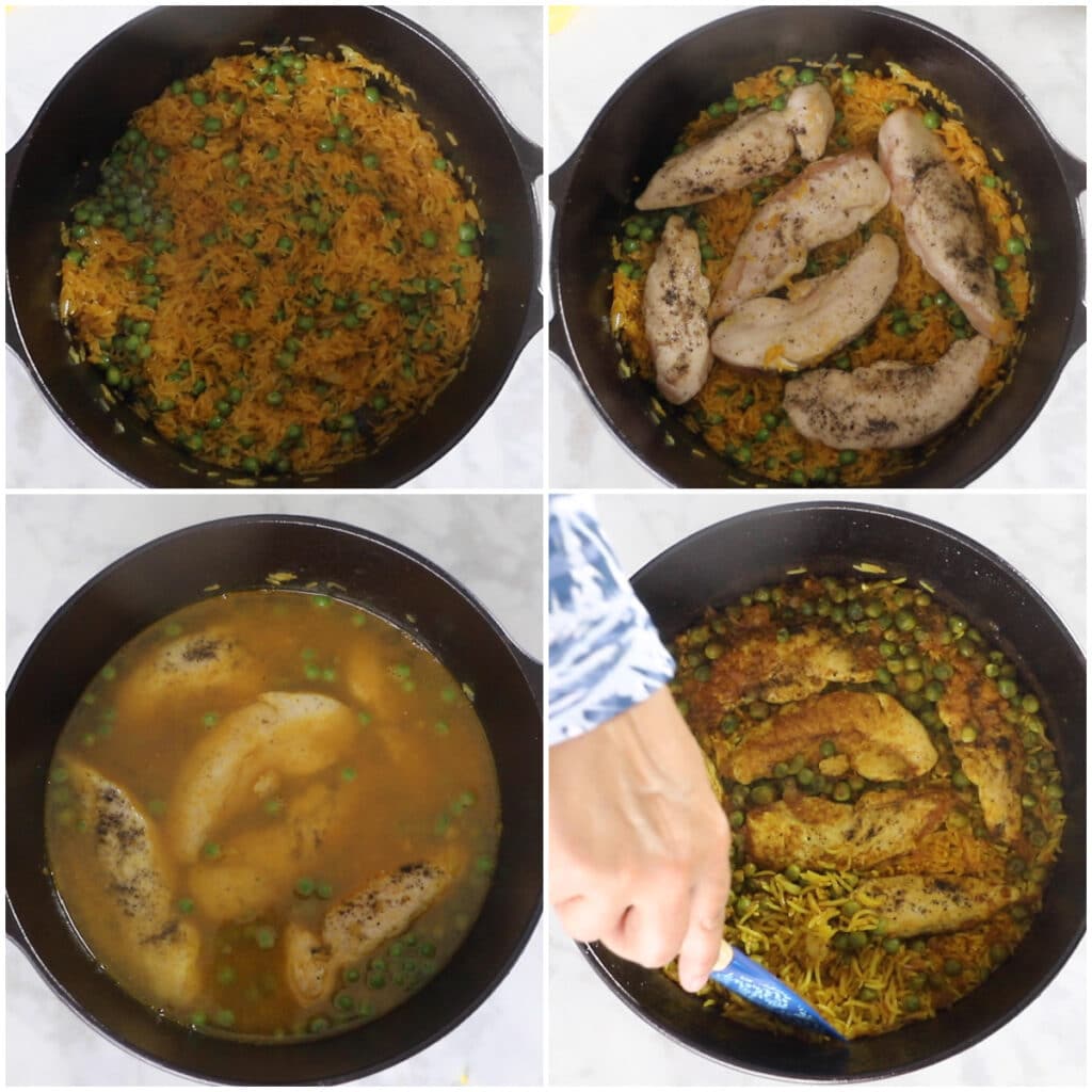 Chicken and Yellow Rice (Easy One Pot Dinner Recipe) - Amira's Pantry