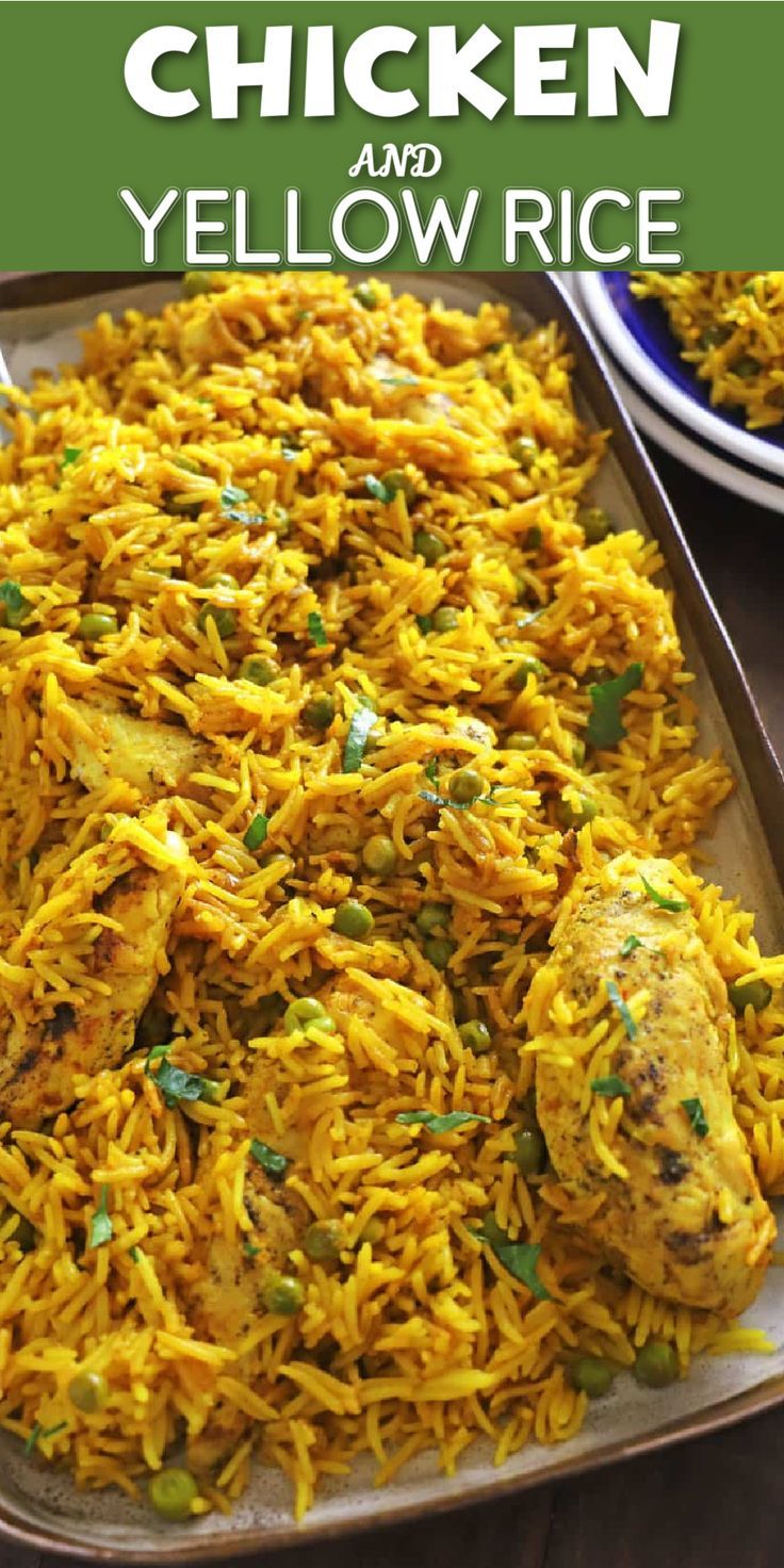 Chicken and Yellow Rice (Easy One Pot Dinner Recipe) - Amira's Pantry