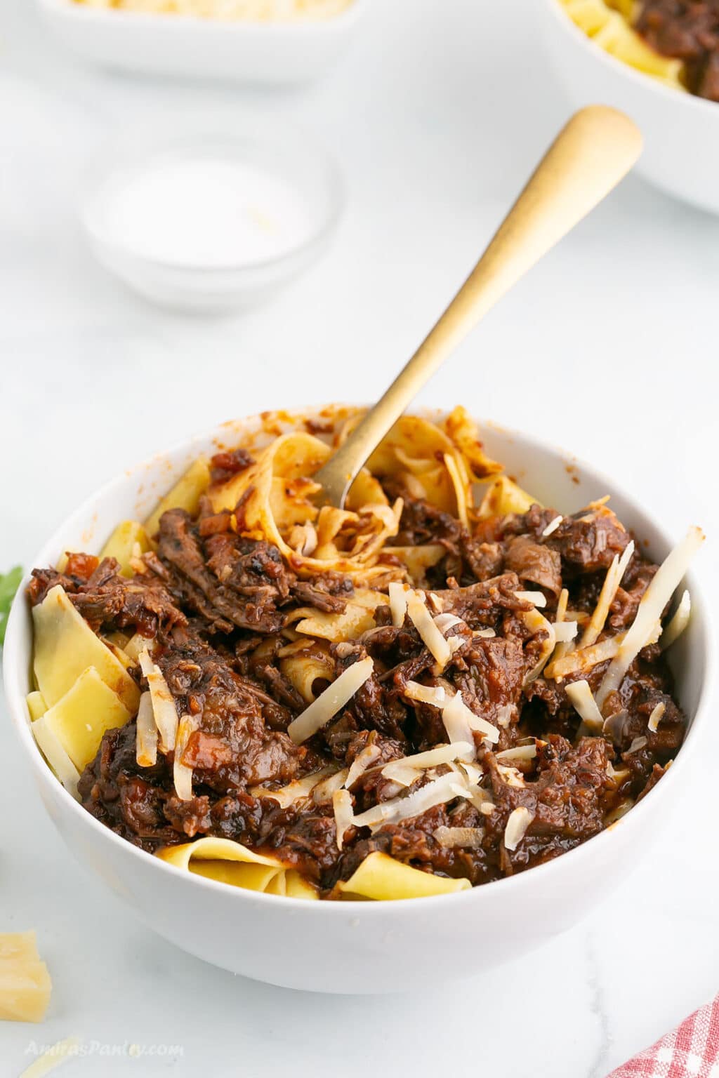 Beef Short Rib Ragu (Best Slowly Braised) - Amira's Pantry