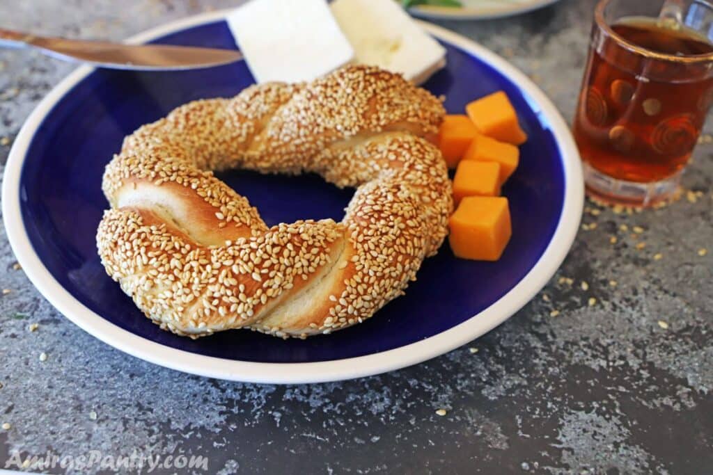 Simit (Turkish Sesame Street Bread Recipe) - Amira's Pantry